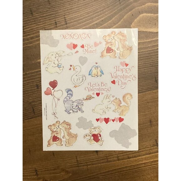 American Greetings | Office | Vtg American Greetings Stickers Sheet ...